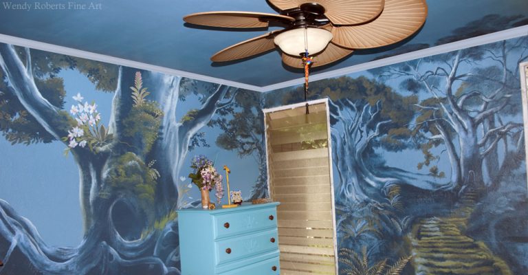 Project: Enchanted Forest Mural – Wendy Roberts Fine Art